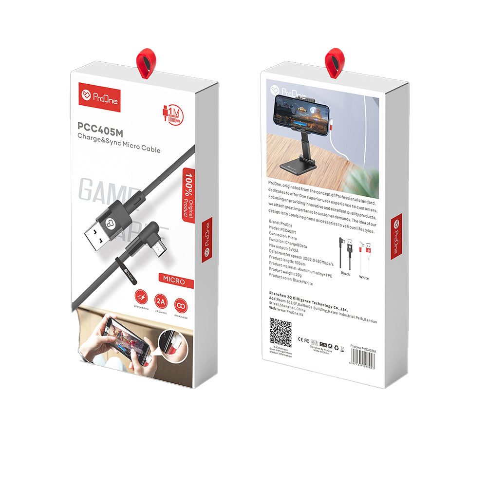 ProOne PCC405M Charge & Micro Cable