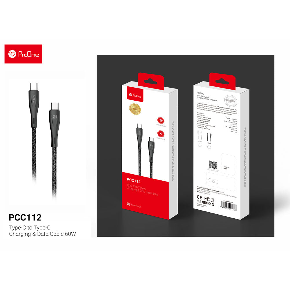 ProOne PCC112 USB-C to USB-C conversion cable